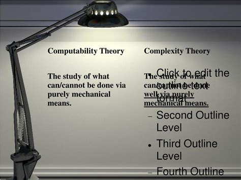 Ppt Computability Theory And Complexity Theory Cot 6410 Powerpoint