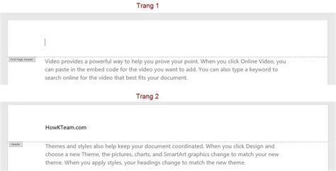 Hướng Dẫn Bạn Cách Tạo Header Footer Trong Word Một Cách Chuyên Nghiệp