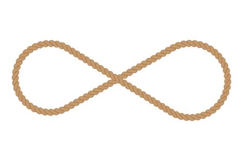 로프 그림 여덟 어떤 목적을위한 훌륭한 디자인 플랫 개념 벡터 일러스트레이션 스톡 이미지 매듭 묶기에 대한 스톡 벡터 아트 및 기타 이미지 Istock