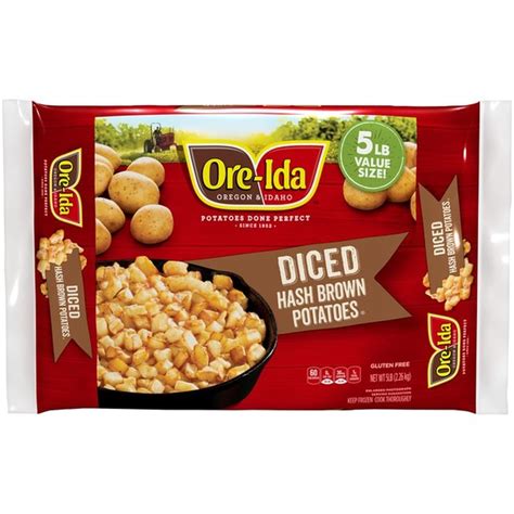 Ore Ida Diced Hash Brown Potatoes 5 Lb Instacart