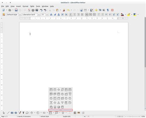 Libreoffice How To Prepare A Flow Chart Using Libre Office Writer Ask Ubuntu