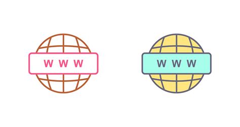 World Wide Web Icon Design 45507346 Vector Art At Vecteezy