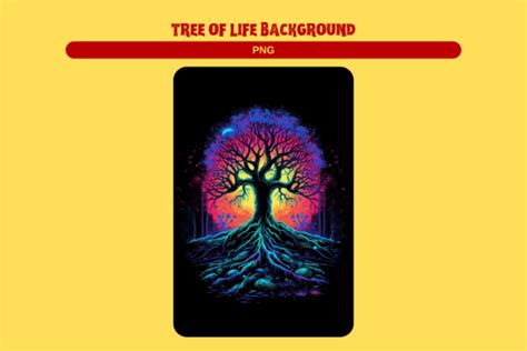 Tree Of Life Background PNG Graphic By Hue Hub Creative Fabrica