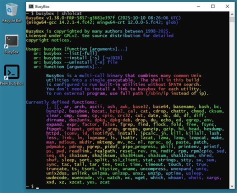 BusyBox For Windows Mmns Memo