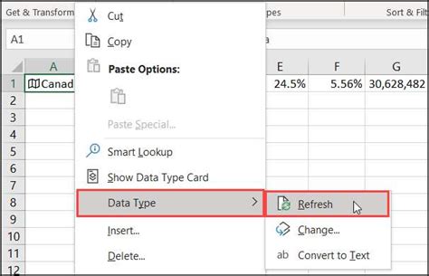 How To Use The Built In Geography Feature In Microsoft Excel Thefastcode