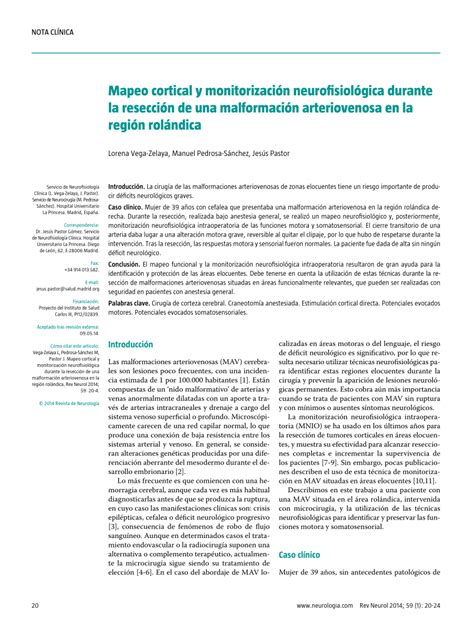 Pdf Cortical Mapping And Neurophysiological Monitoring During