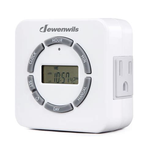 Digital Indoor Light Timer Electrical Outlets Programmable Plug In Lamp Timer Ebay