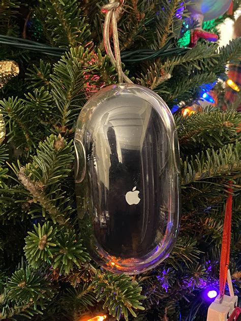 When My Original Mac Mouse Died Years Ago I Turned It Into An Ornament R Mac