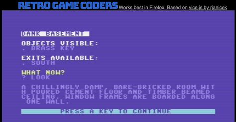 c64 basic tutorial using string manipulation to write a text adventure