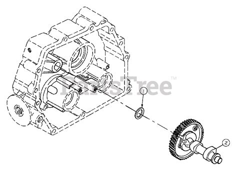 Cub Cadet 2146 13a 224f100 Cub Cadet Garden Tractor Camshaft Parts Lookup With Diagrams
