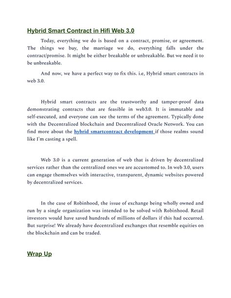 Ppt How Did Hybrid Smart Contracts Emerge With Web 30 What Are Their Benefits Powerpoint