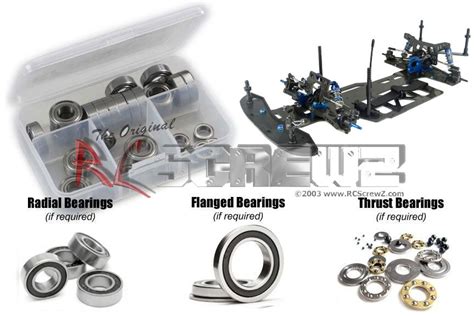 Cus021r Custom Works Intimidator 8 0981 Compatible Rubber Shielded Bearing Kit Rcscrewz