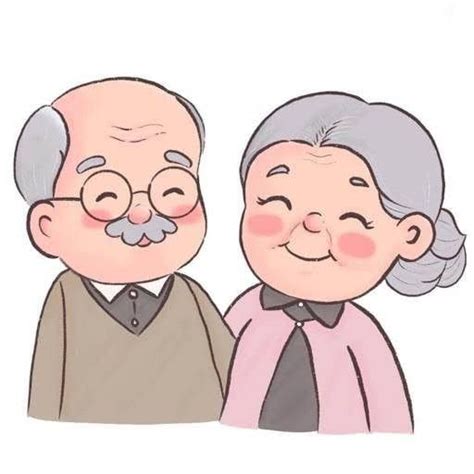 Grandma And Grandpa Drawing