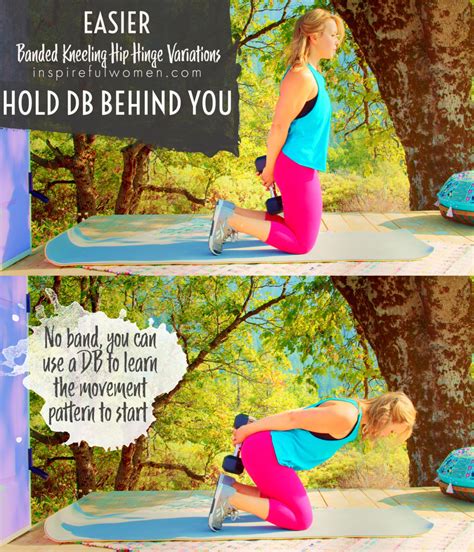 Banded Kneeling Hip Hinge Inspireful Women