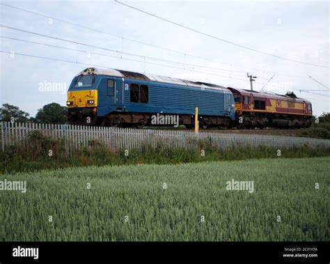 Db Schenker Class 67 67001 Light Locomotive Drags A Class 66 66004 From