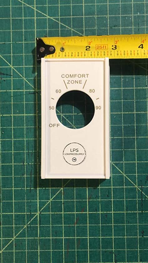 White Single Pole Line Volt Thermostat Cover W Line Volt Thermostat Kn Lowpricesupply