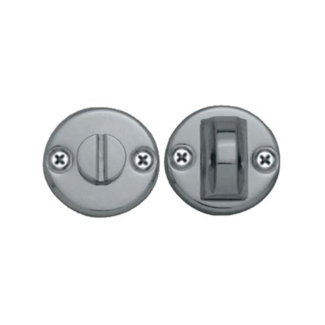 Austyle Round Privacy Turn Snib Visible Fix Satin Chrome 49035 Keeler Hardware
