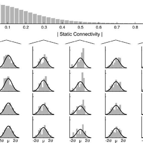 Distribution Of All Static Functional Connectivity Values Pooled Over