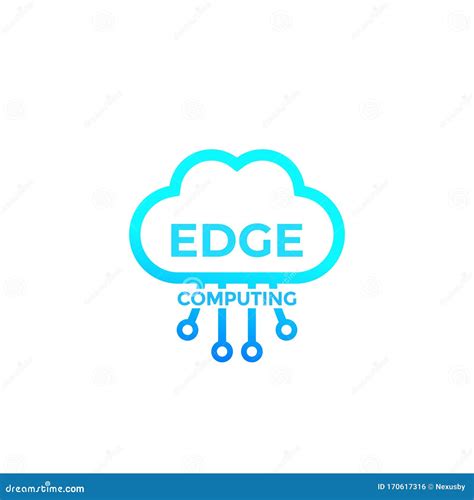 edge computing vector stock vector illustration of online 170617316
