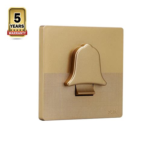 Walton Luxury Door Bell Switch Golden