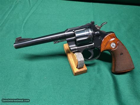 Colt Officers Model Match In 22 Lr 6 Barrel All Original 1965