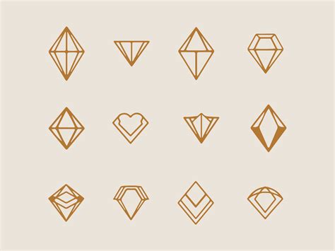 Geometric Diamond Shapes