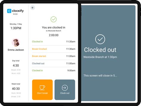 FREE Time Clock Kiosk App Clockify
