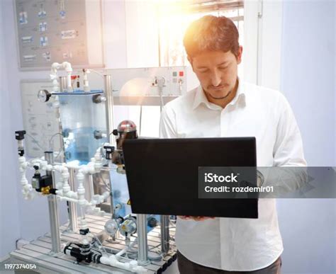 Plc Programming Engineers Laptop And Analog Process Automation Kit At