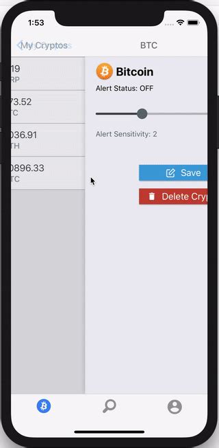 Github Dougkna Crypto React Native React Navigation React Native Elements Mobile App For