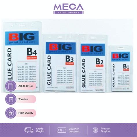 Id Card Mika B1 B2 B3 B4 A1 A2 A3 Name Tag Glue Card Card Holder Top Loader Lazada Indonesia