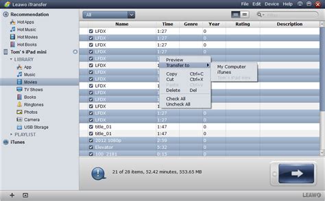 How To Transfer Movies From IPad Mini To The New Nexus