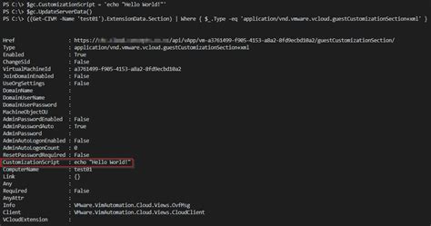 Vm Guest Customization In Vcloud Director Via Powercli Kiwicloudninja
