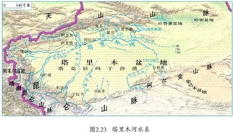 塔里木水系分布图 Csdn博客