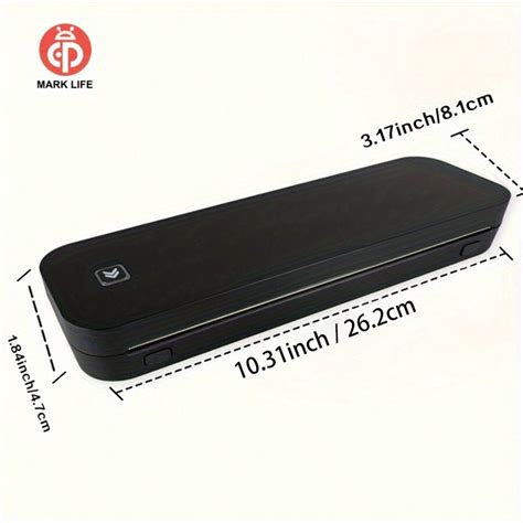 Marklife Marklife D210 Portable Wireless Travel Printer Inkless Printer Supports 8 5 X 11 Us