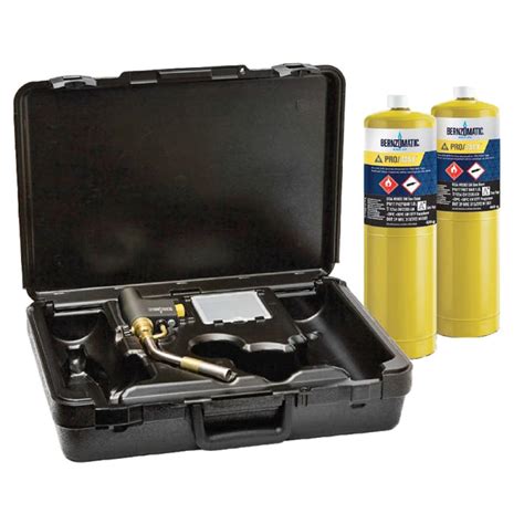 Bernzomatic Ts8000 Max Heat Torch Kit 2 X Map Pro Cylinders — 25south