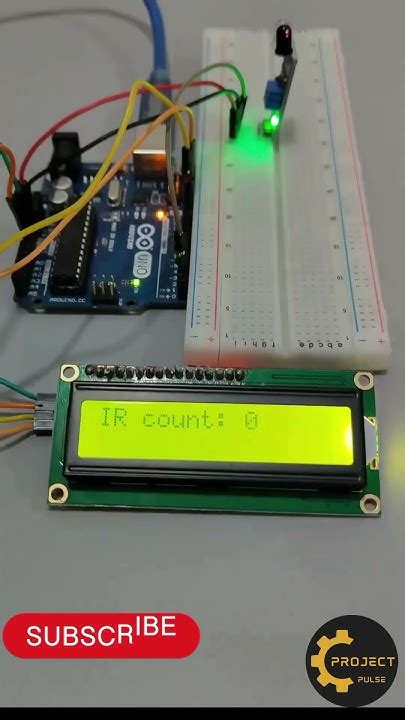 Object Counter Ir Project Aurdino Irsensor Youtube