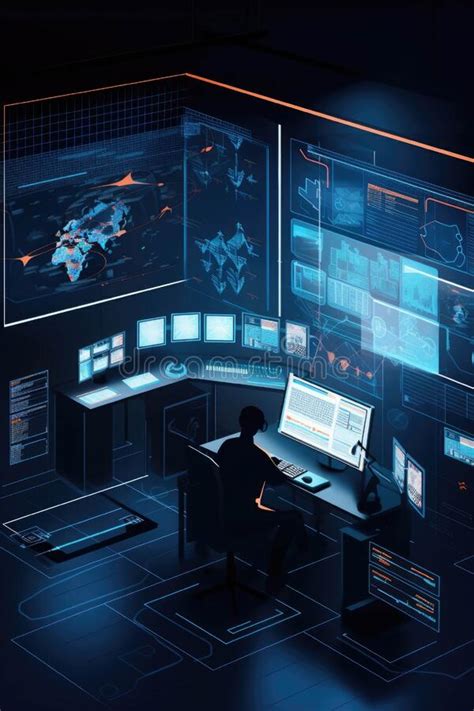 A Command And Control Center Powered By An Ai Software Providing Vital