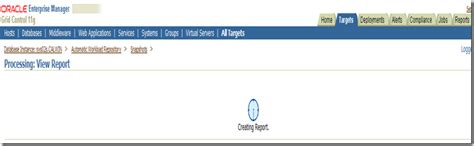 Siva Oracle How To Generate Awr Report From Oem Grid