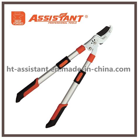 Drop Forged Pruning Shears Telescopic Extendable Aluminum Handles Anvil