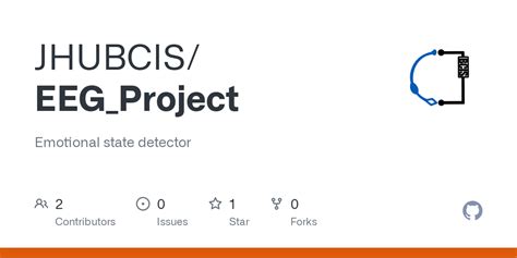 GitHub JHUBCIS EEG Project Emotional State Detector