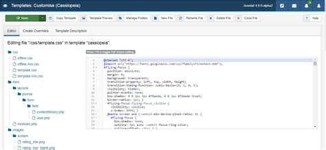 joomla template editor joomla 4 tutorials how to create override for