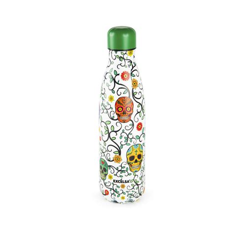 Excelsa Calavera 17ml Stainless Steel Water Bottle Uk