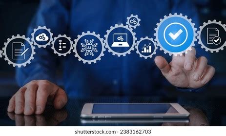 Automation Business Process Workflow Optimization Productivity Stock Photo Shutterstock