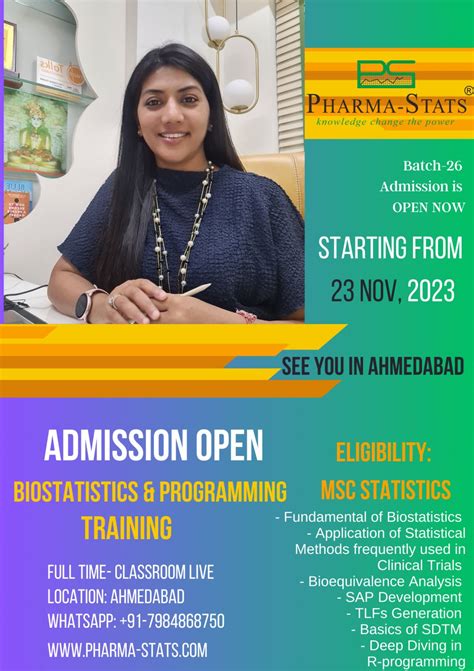 Dr Nirali Mehta ️ On Linkedin Biostatistics Training Programming