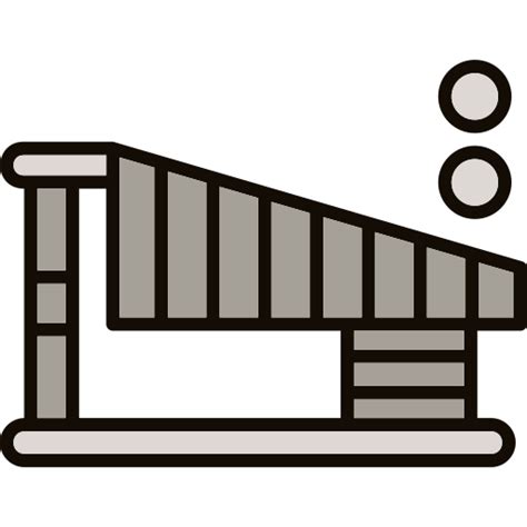 Dock Leveler Generic Color Lineal Color Icon