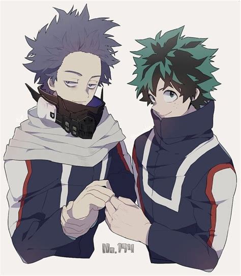 Deku Shinsou Hitoshi My Hero Academia Cred To Author Personajes De Anime Bocetos