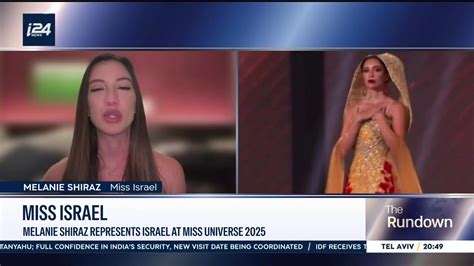 Melanie Shiraz Represents Israel At Miss Universe 2025