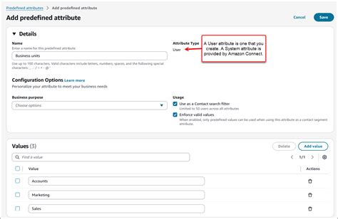Create Predefined Attributes For Routing Contacts To Agents Amazon Connect