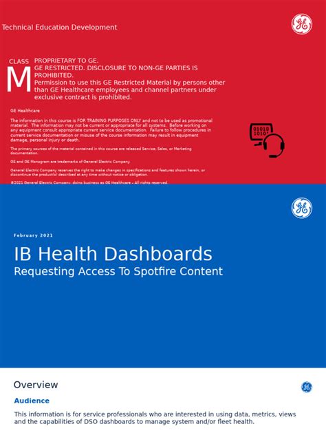 Spotfire For Ibhdashboards Dso Folder Access Pdf General Electric Information Technology