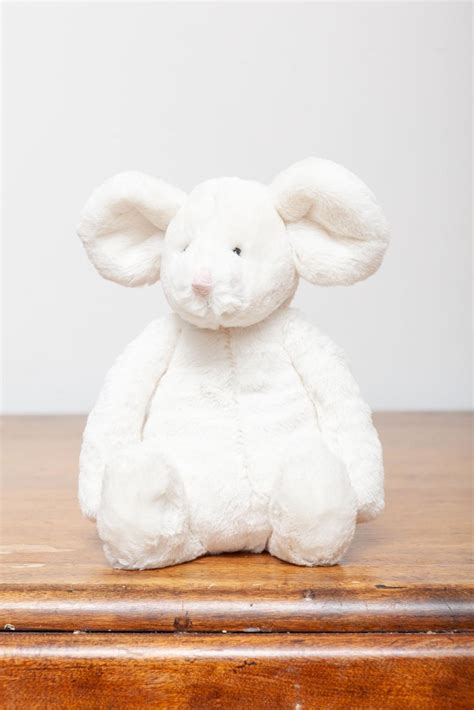 Jellycat Medium Bashful Cream Mouse Ms Rudolph S